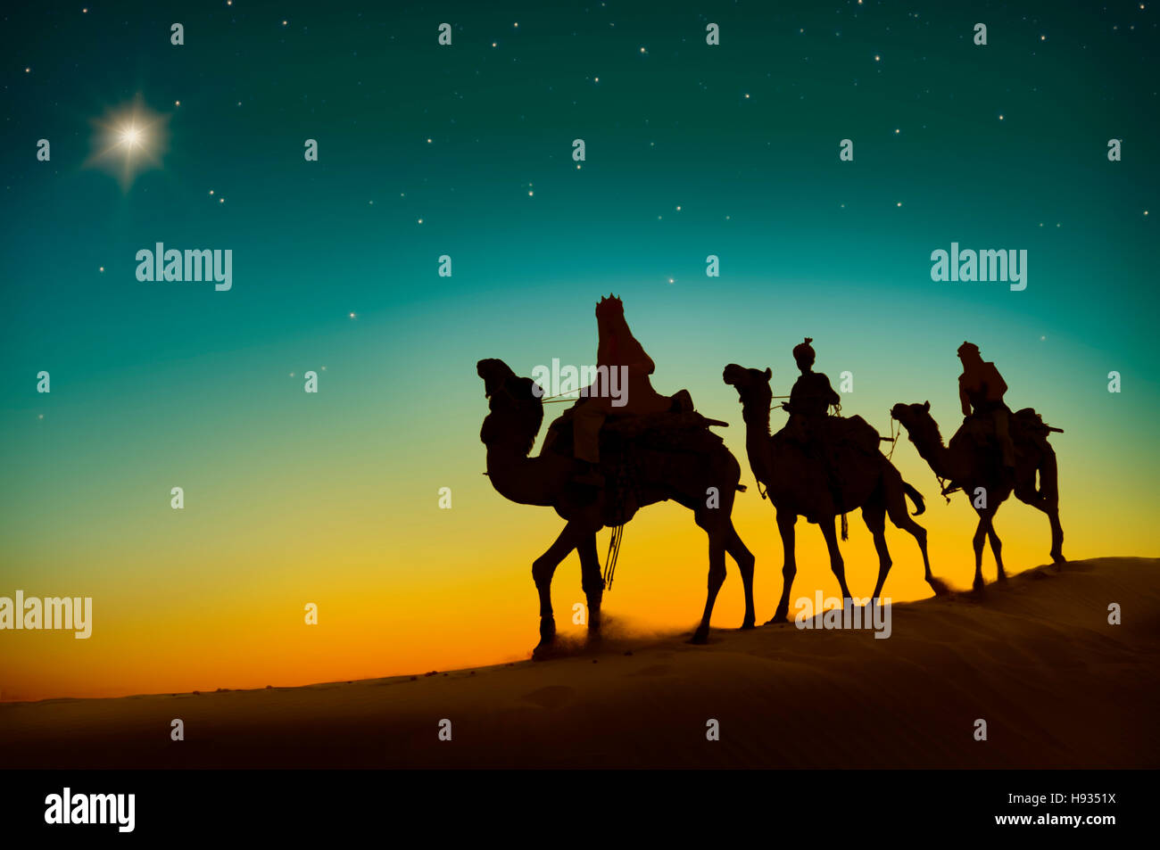 Wise men camel hi-res stock photography and images - Alamy