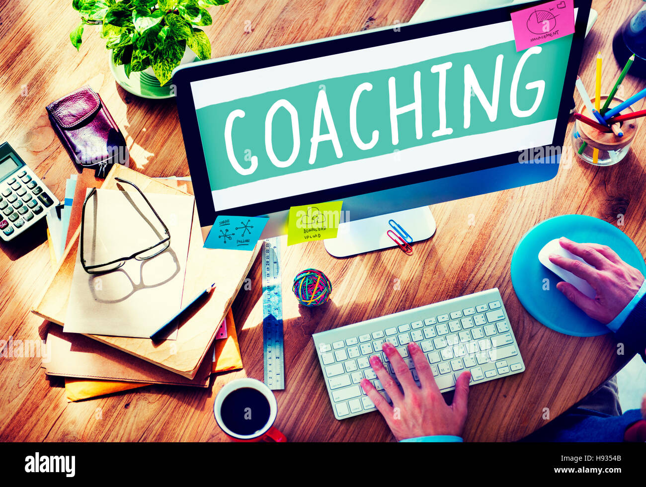 Coach Coaching Skills Teach Teaching Training Concept Stock Photo - Alamy