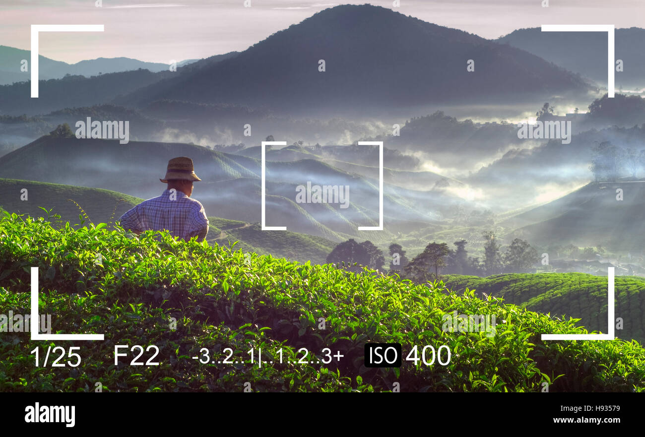 Photography Focus Camera View Concept Stock Photo - Alamy