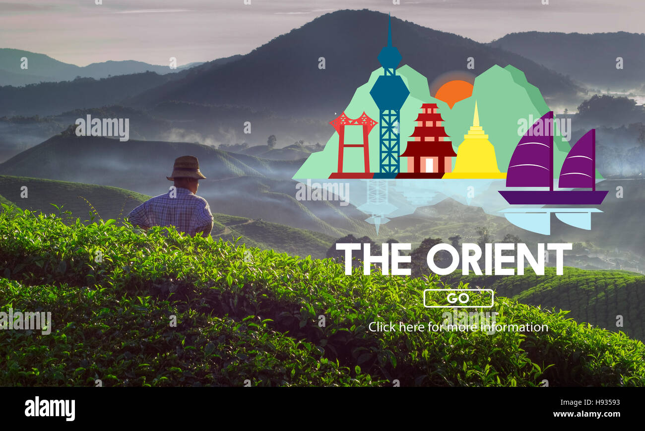 Orient Culture Famous Landmark East Tourism Concept Stock Photo - Alamy