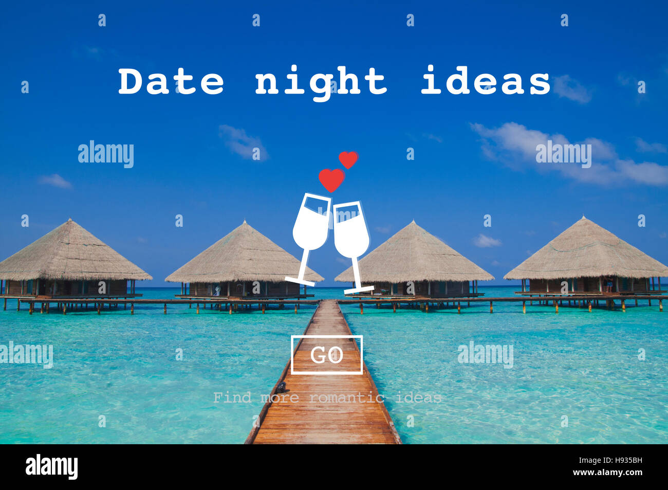 Love Quotes Romance Valentines Website Concept Stock Photo - Alamy