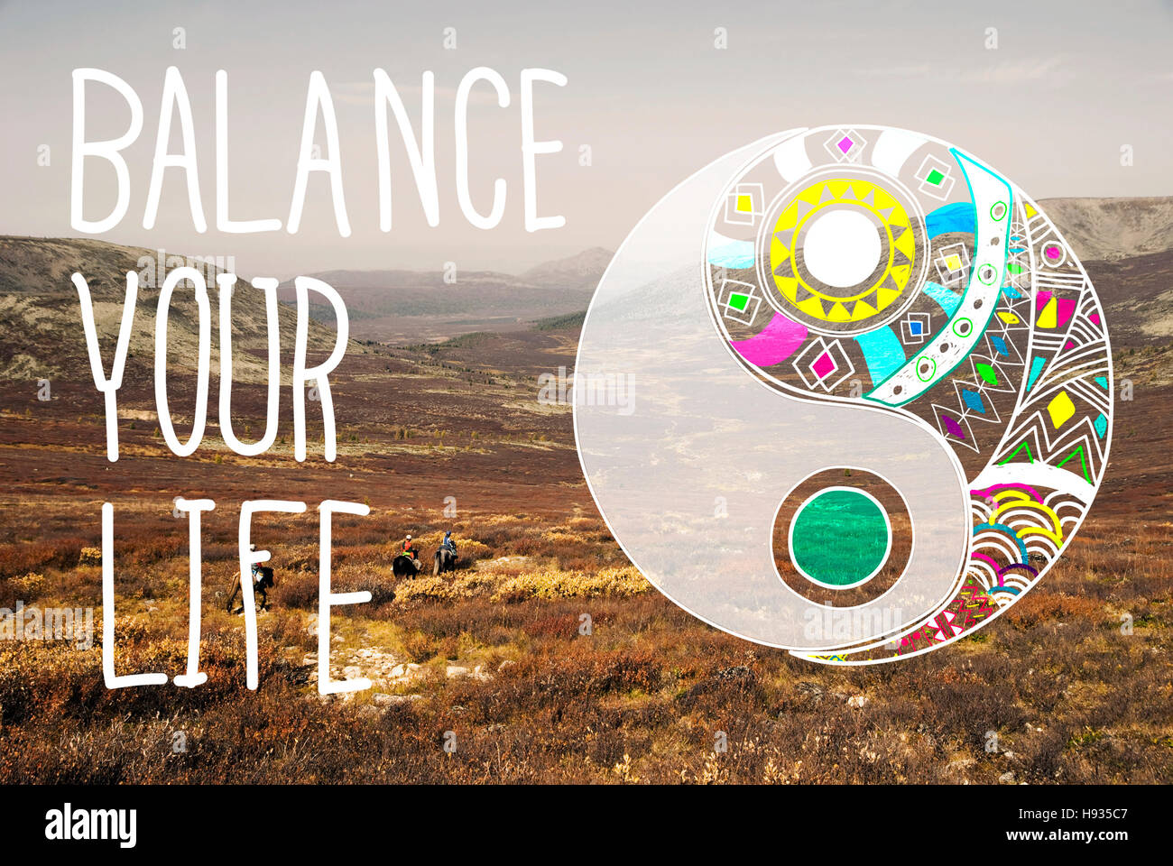 Balance Your Life Equality Steady Concept Stock Photo - Alamy