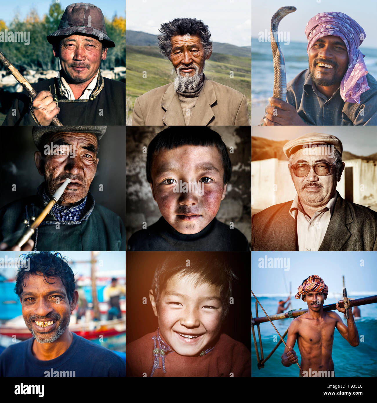 Mixed Race Ethnicity Descent Concept Stock Photo - Alamy