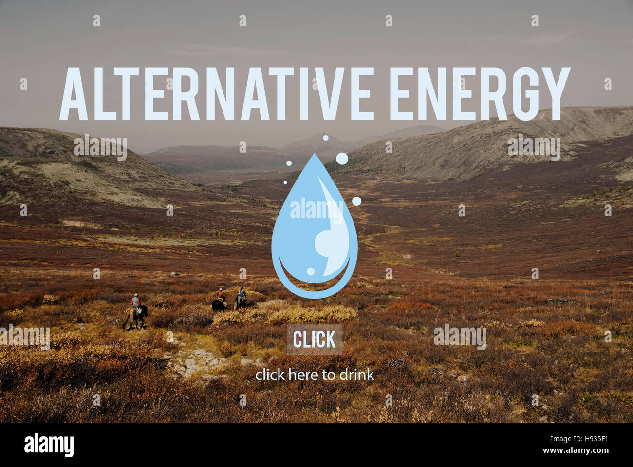 Clean Water Alternative Energy H2o Concept Stock Photo - Alamy