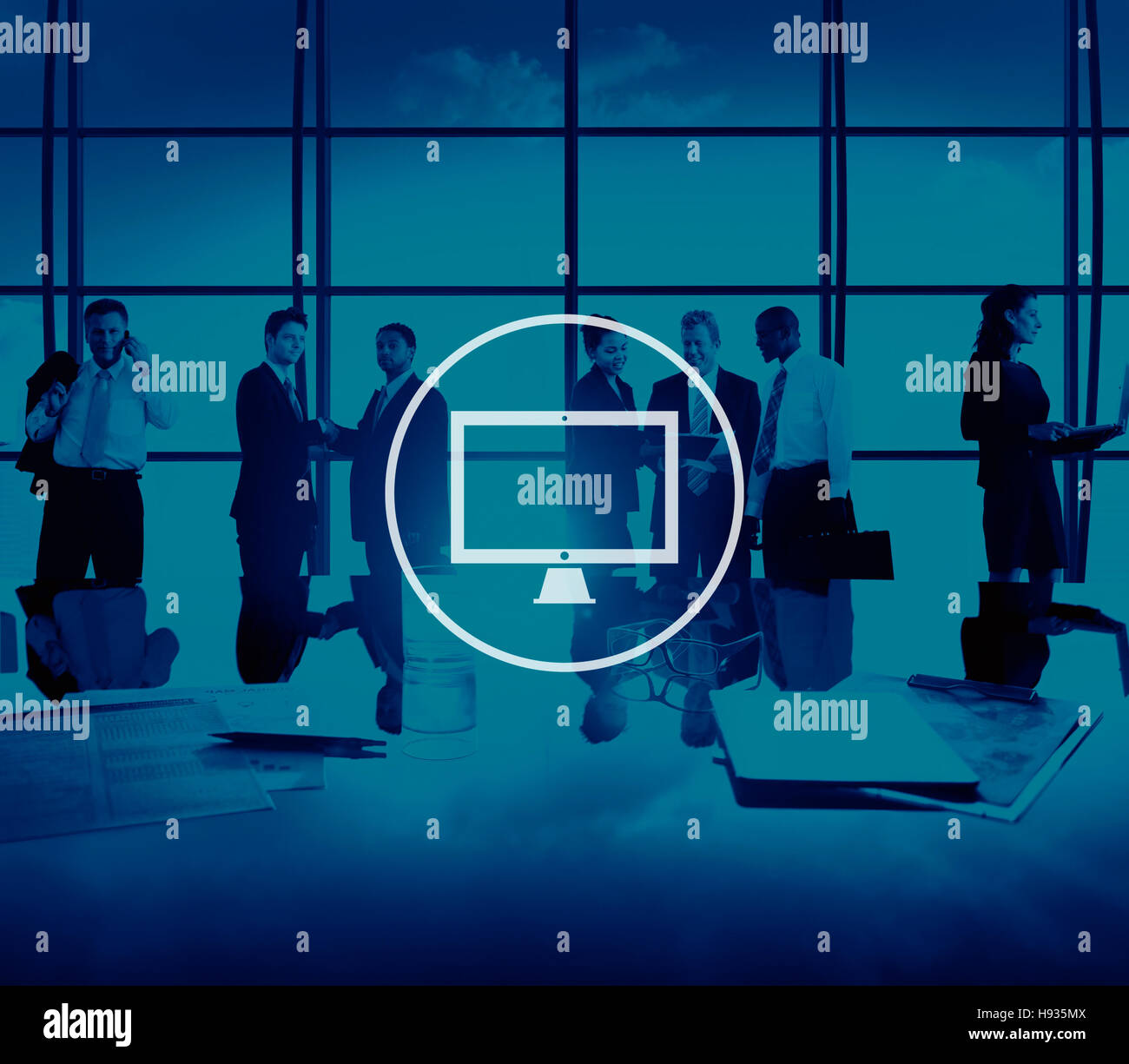 Computer Laptop Technology Digital Device Concept Stock Photo - Alamy