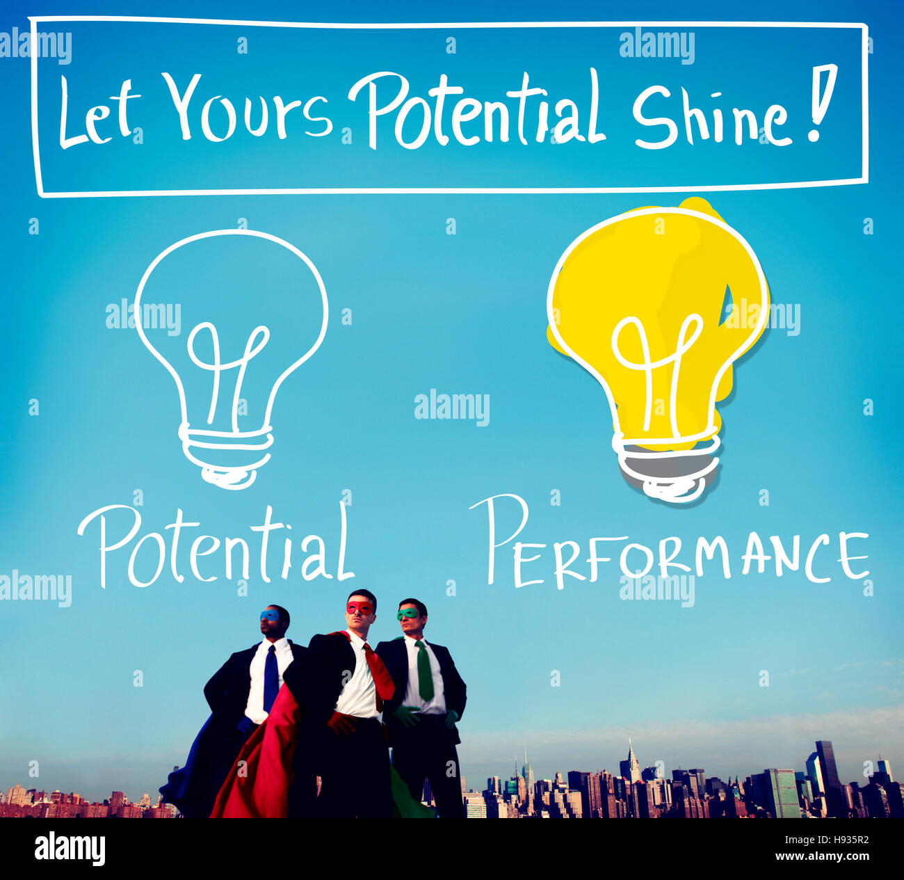 Potential Performance Capacity Motivation Skill Concept Stock Photo - Alamy