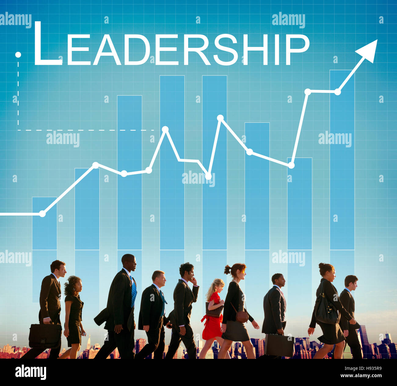 Leadership Management Skills Leader Support Concept Stock Photo - Alamy