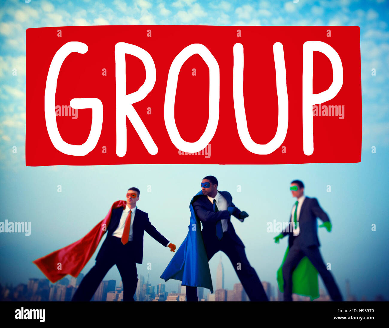 Gruop Union Team Organization Partnership Concept Stock Photo - Alamy