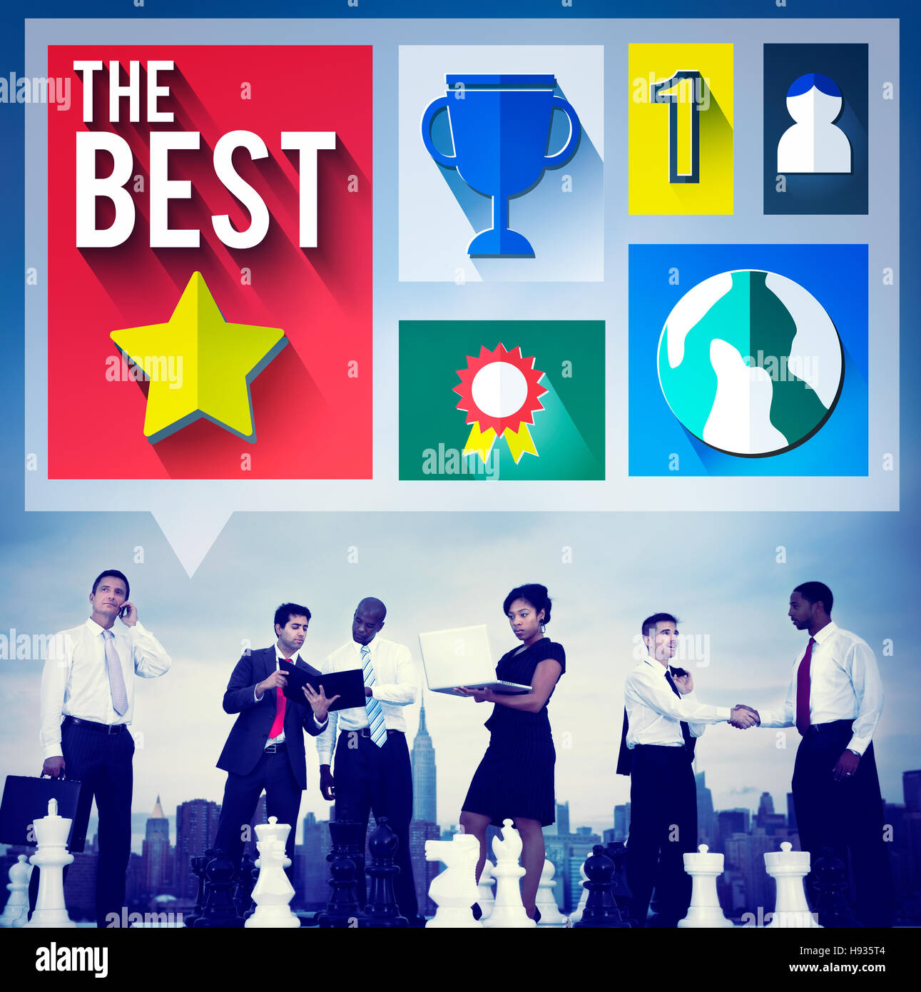 The Best Trophy Prize Finest Fulfillment Concept Stock Photo - Alamy