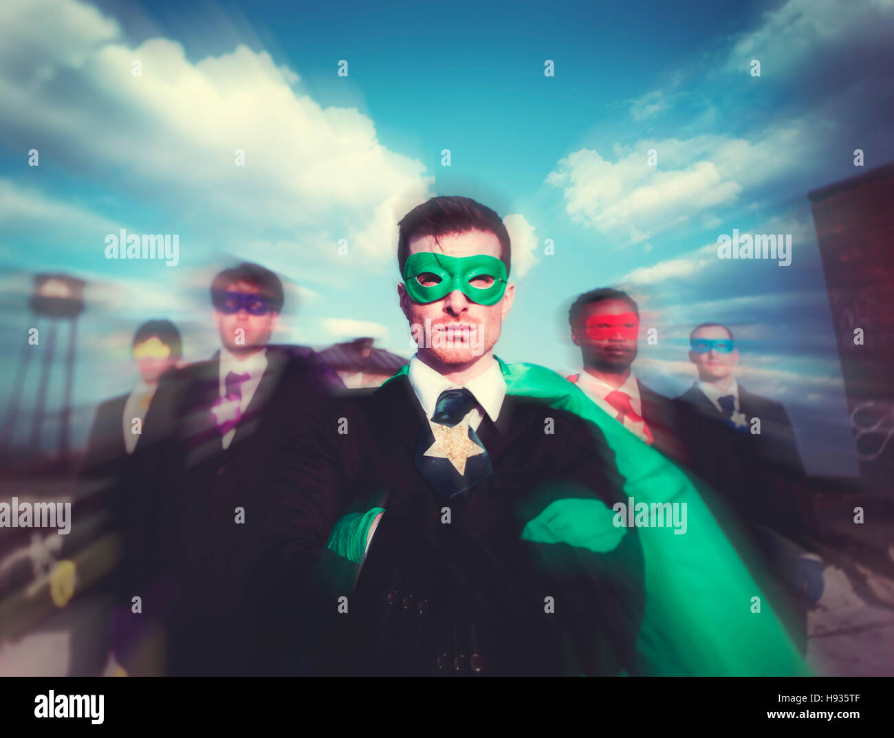 Superhero team hi-res stock photography and images - Alamy
