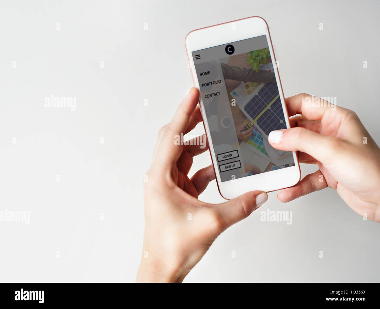 Communication Using Smartphone Lifestyle Concept Stock Photo - Alamy