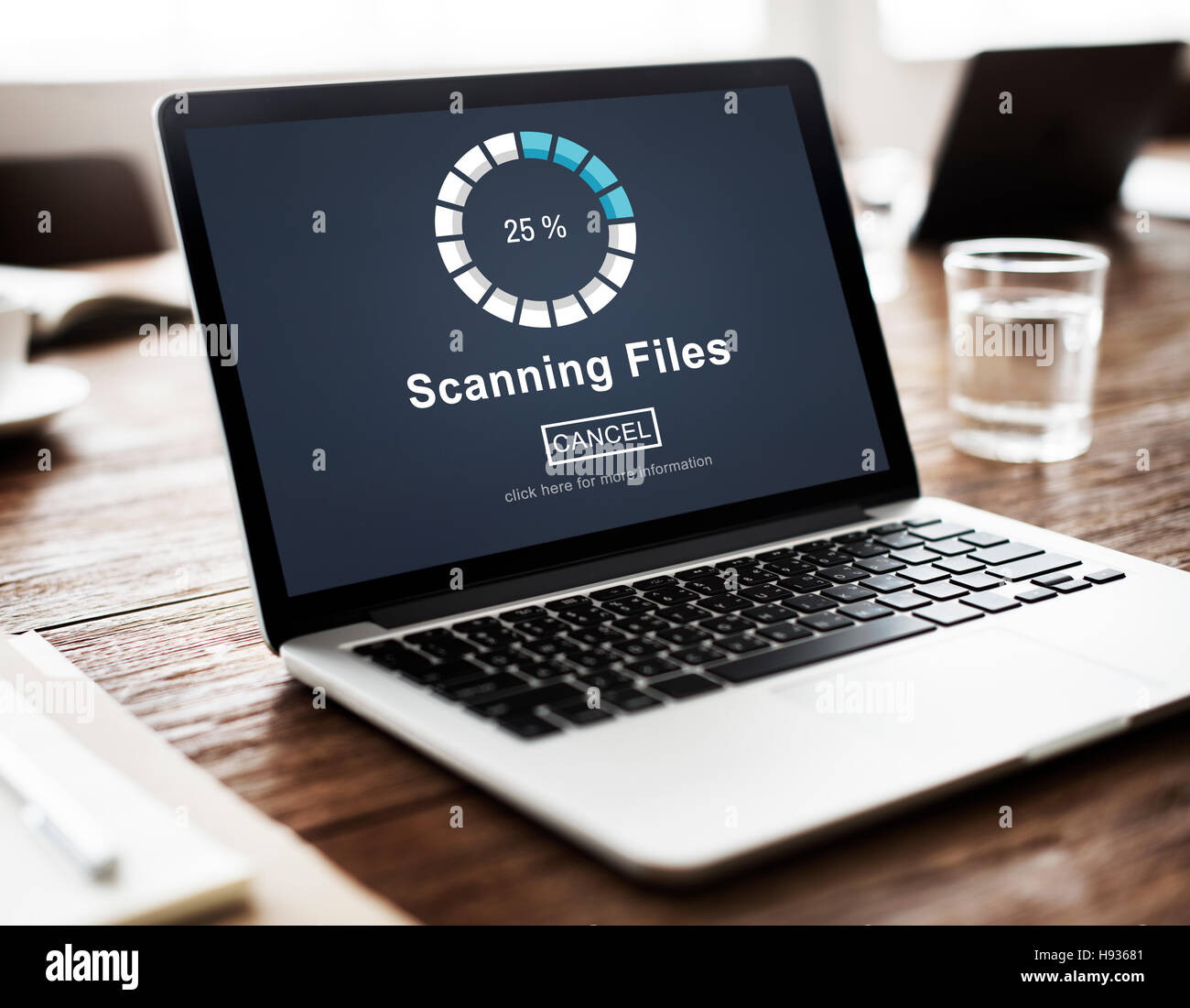 Scanning Files Searching Processing Antivirus Concept Stock Photo - Alamy