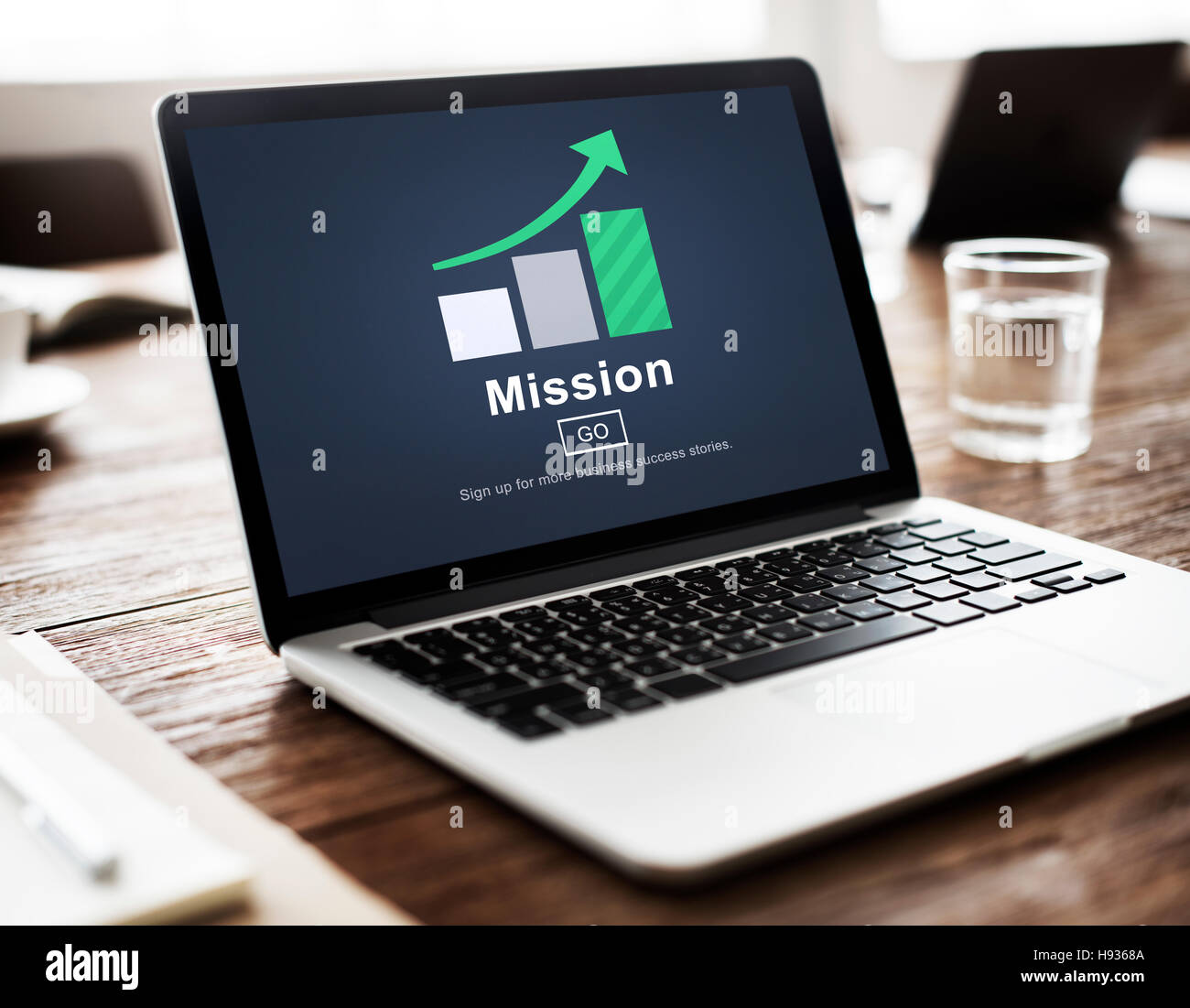 Mission Objective Goals Target Vision Strategy Concept Stock Photo - Alamy