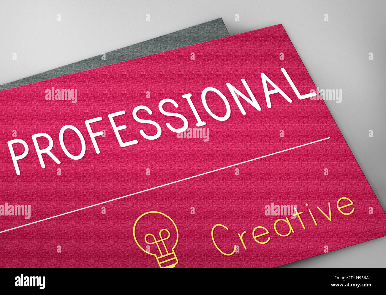 Professional Profession Creative Business Concept Stock Photo - Alamy