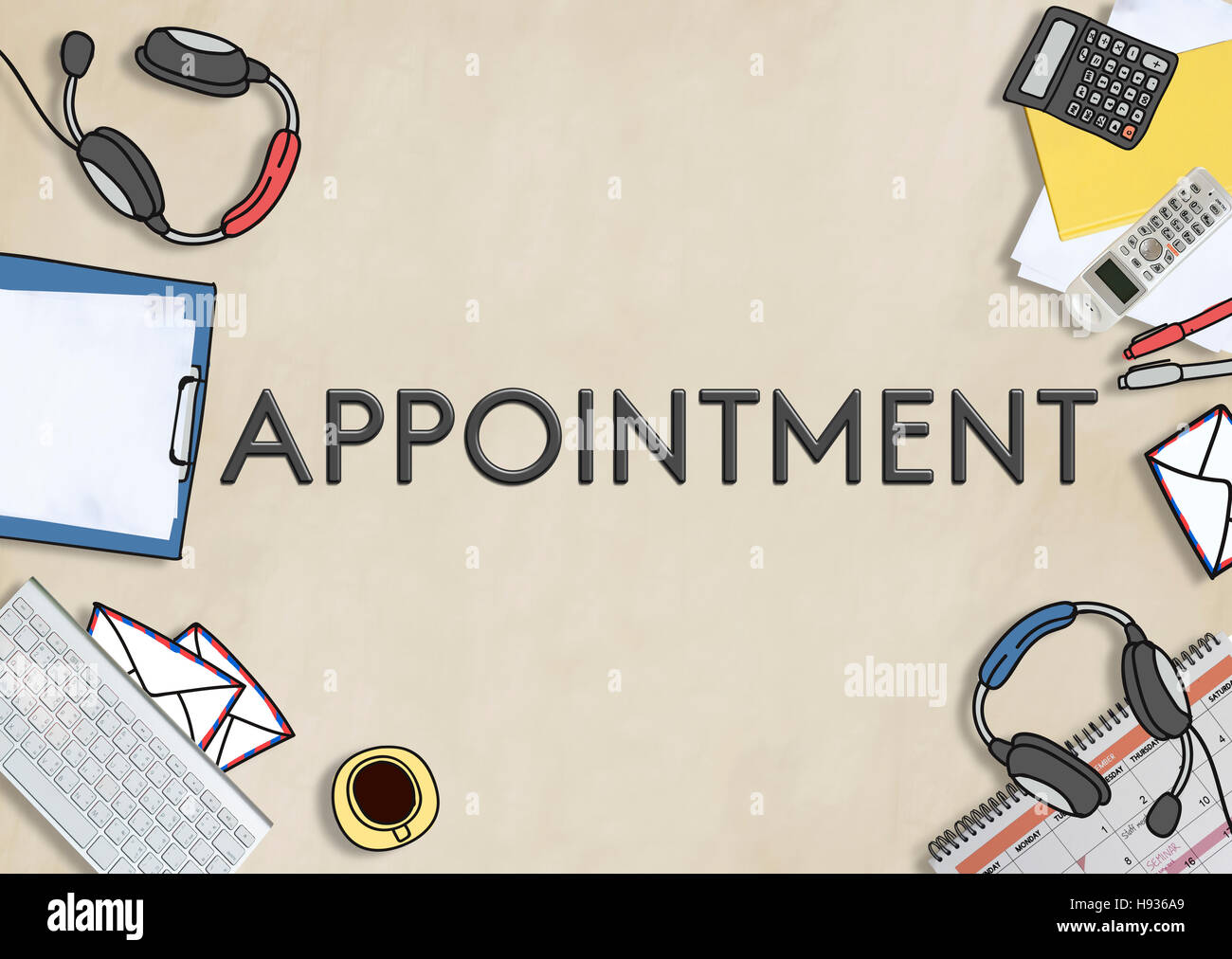Appointment Agenda Meeting Arrangement Concept Stock Photo - Alamy