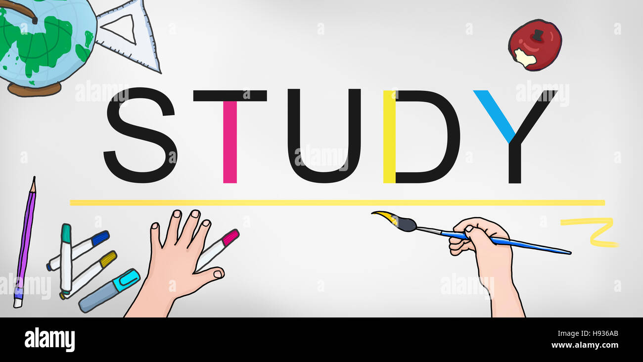 Studying Learning Education Student Insight Concept Stock Photo - Alamy