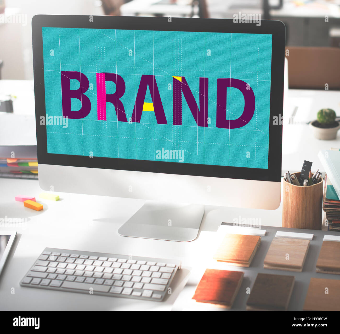 Brand Branding Copyright Label Logo Trademark Concept Stock Photo - Alamy
