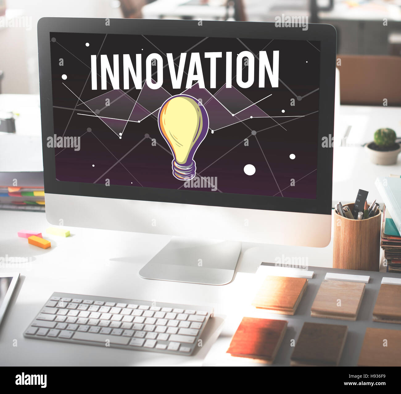 Ideas Progress Vision Inspiration Design Concept Stock Photo - Alamy