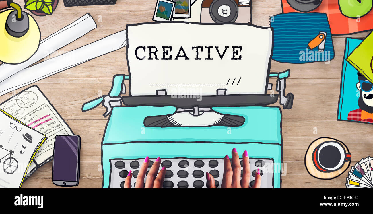 Creativity Creative Ideas Imagination Inspiration Design Concept Stock ...