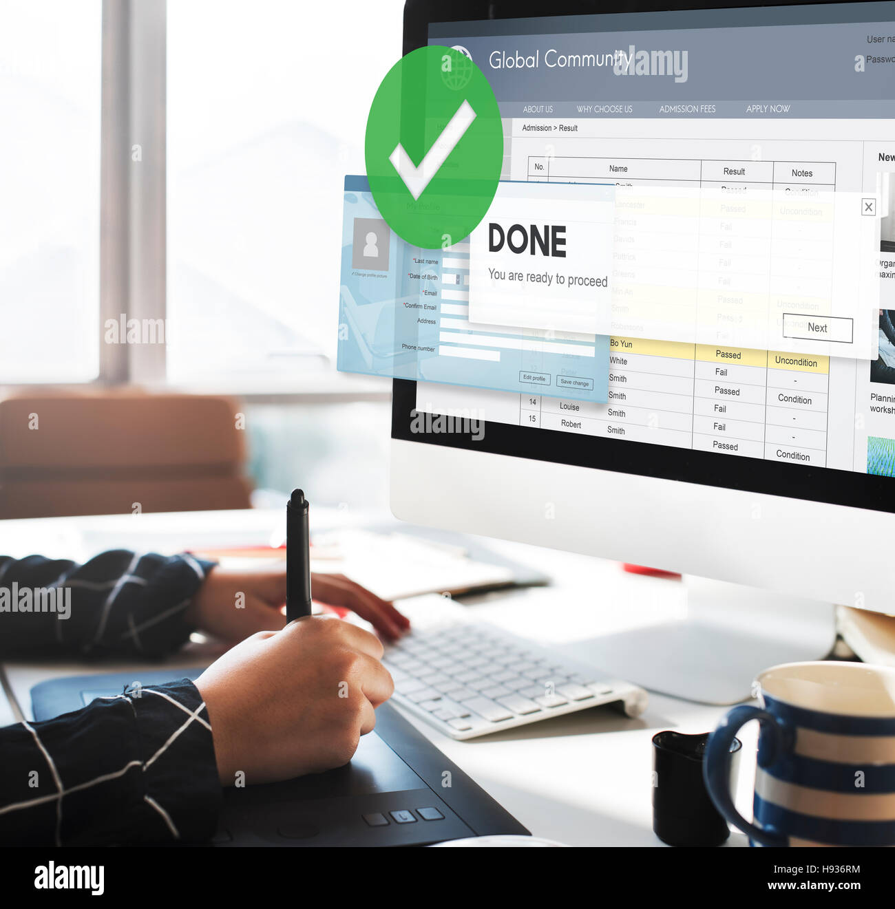 Done Achievement Finished Success Ready Concept Stock Photo - Alamy