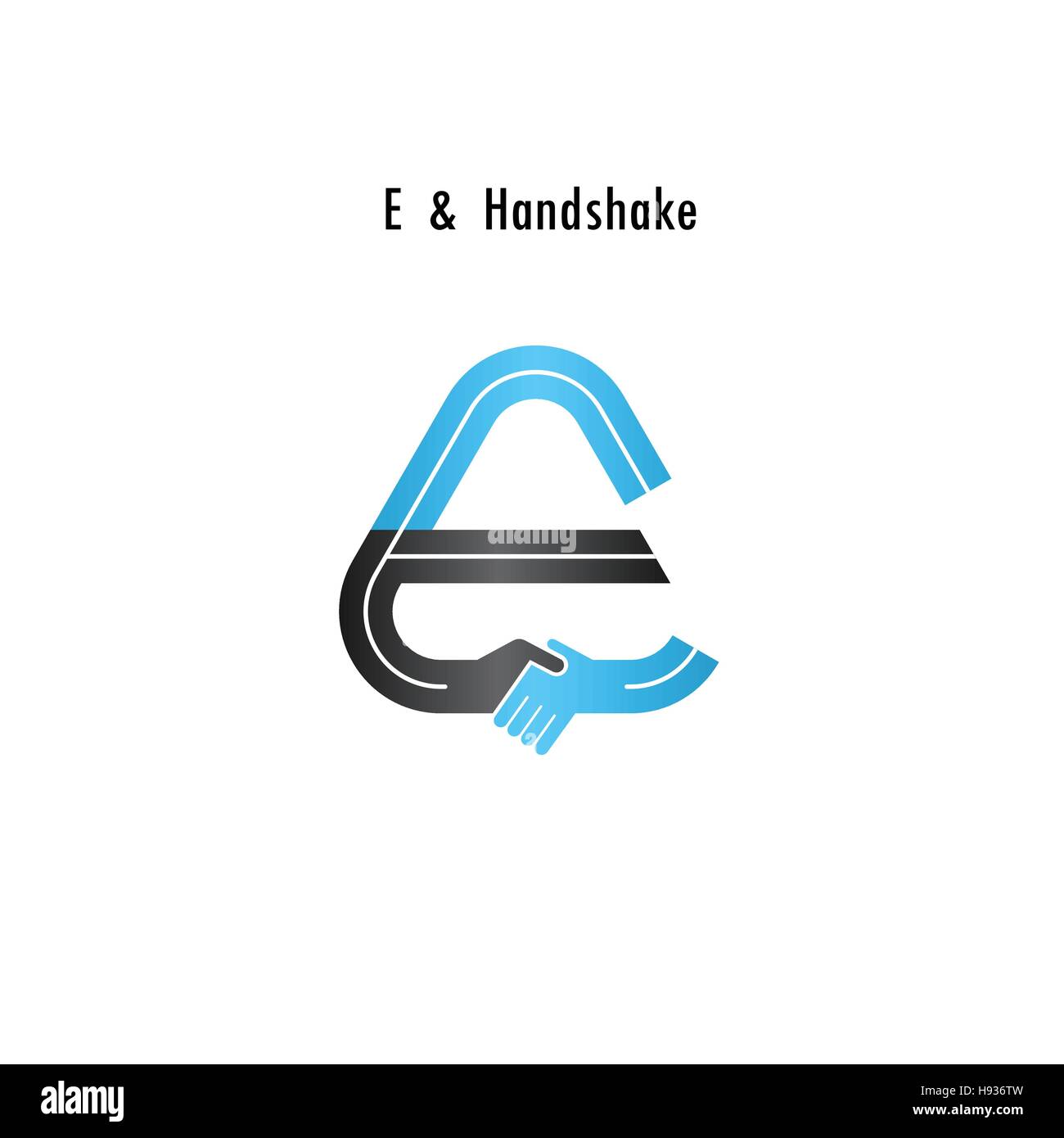 E- letter icon abstract logo design vector template.Business offer ...