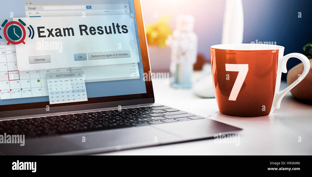Exam Results Examination Grade Education Score Concept Stock Photo - Alamy