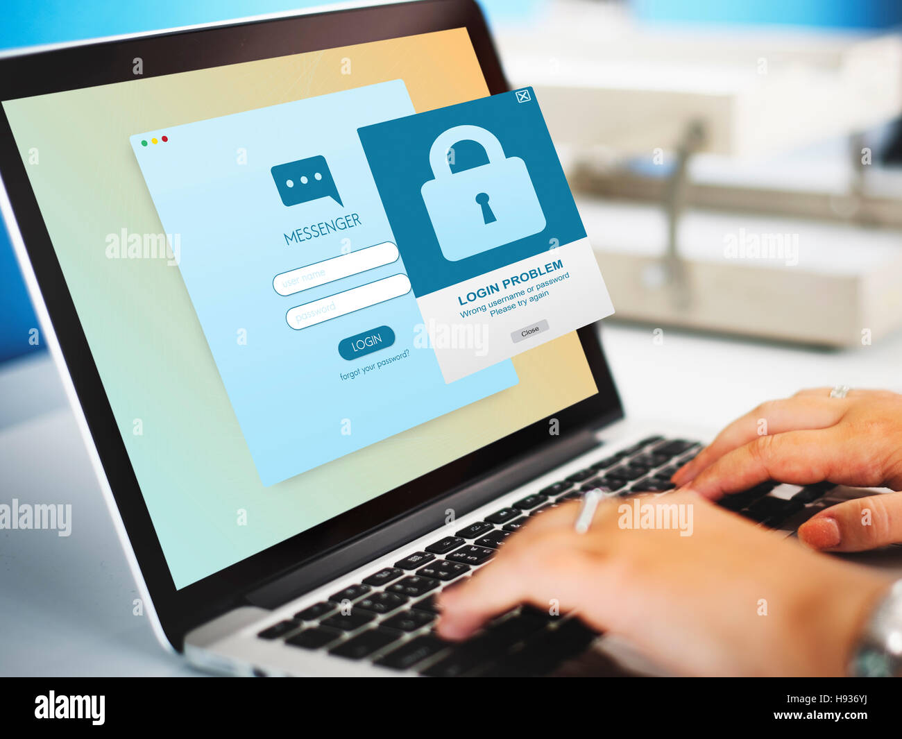 Account security hi-res stock photography and images - Alamy