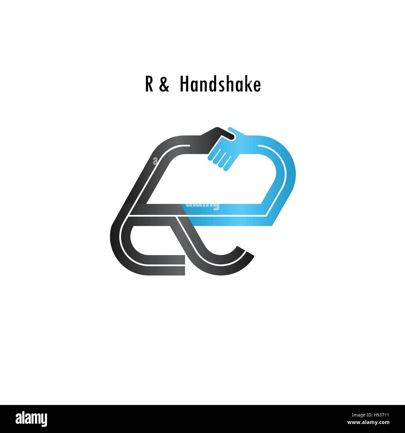 Letter r vector logo hi-res stock photography and images - Alamy