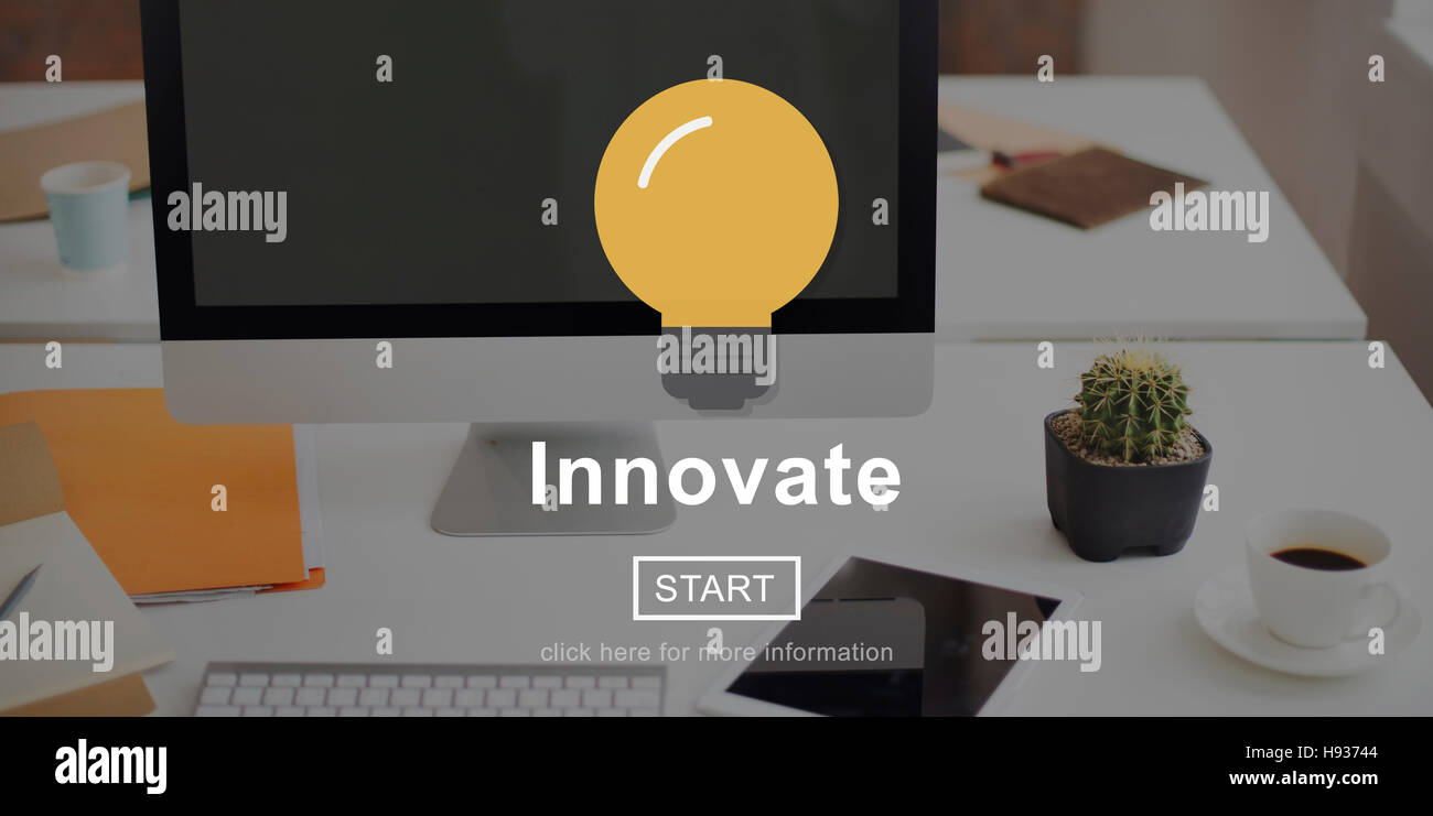 Innovate Create Planning Strategy Fresh Ideas Concept Stock Photo - Alamy