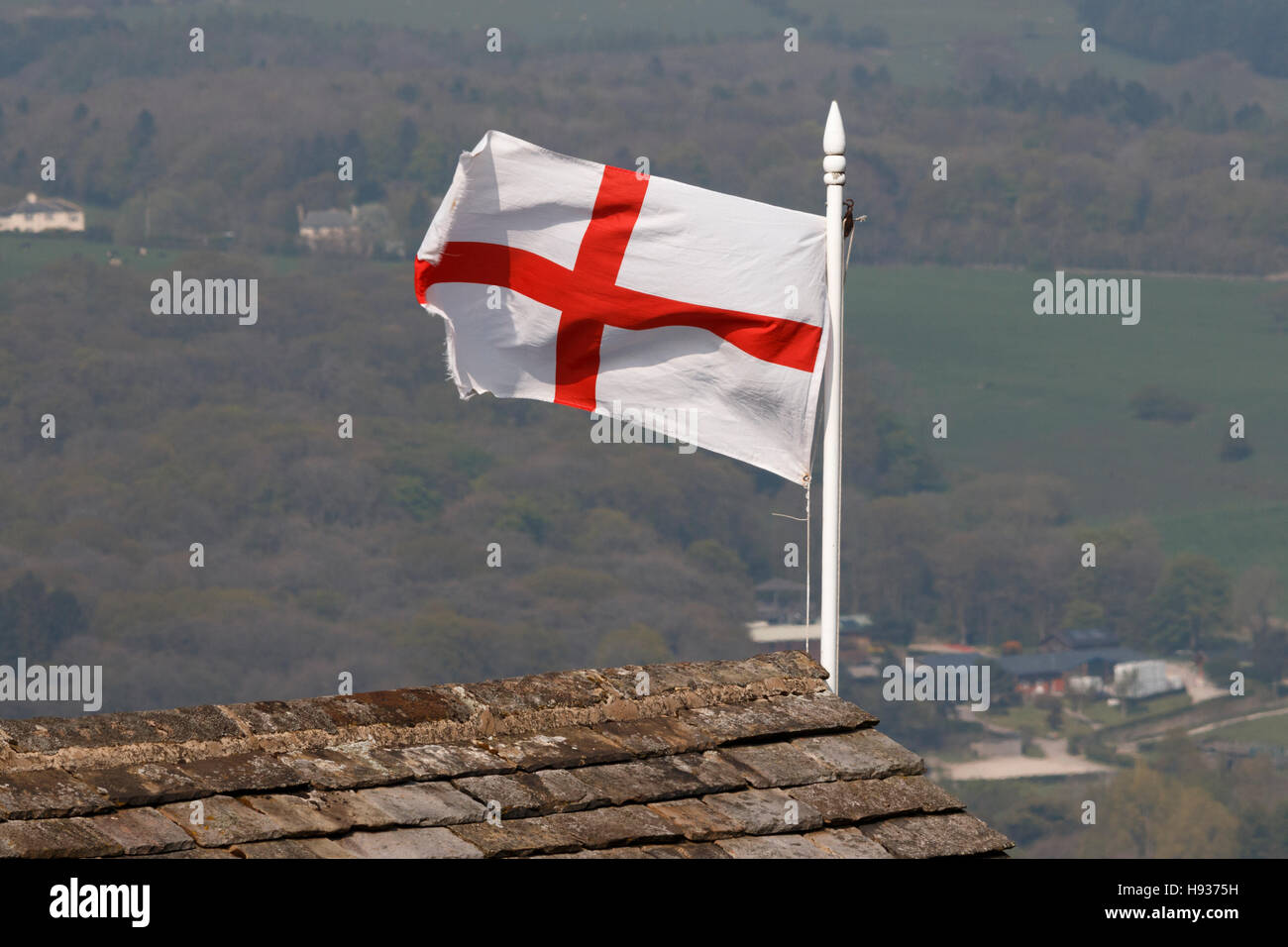 Saint george flag hi-res stock photography and images - Alamy
