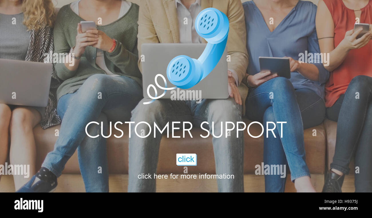 Customer Support Service Care Consumer Client Concept Stock Photo - Alamy
