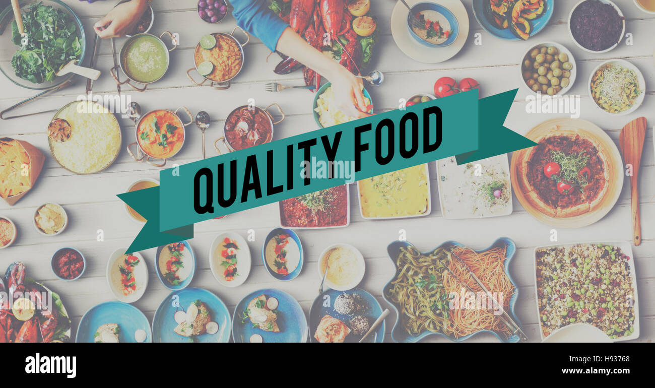 Concept food quality hi-res stock photography and images - Alamy
