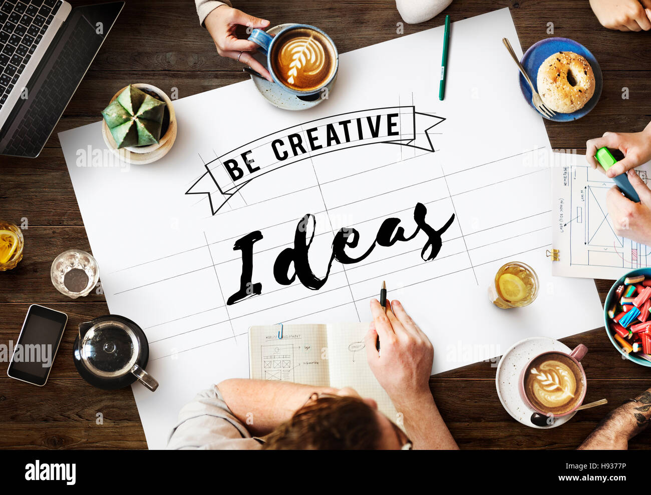 Ideas Design Objective Strategy Suggestion Concept Stock Photo - Alamy