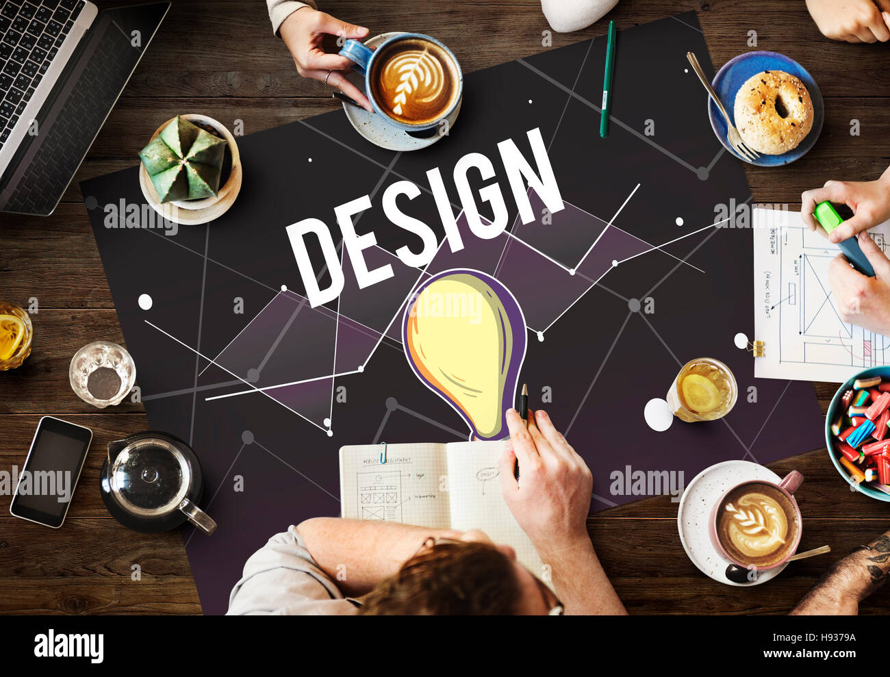 Ideas Progress Vision Inspiration Design Concept Stock Photo - Alamy