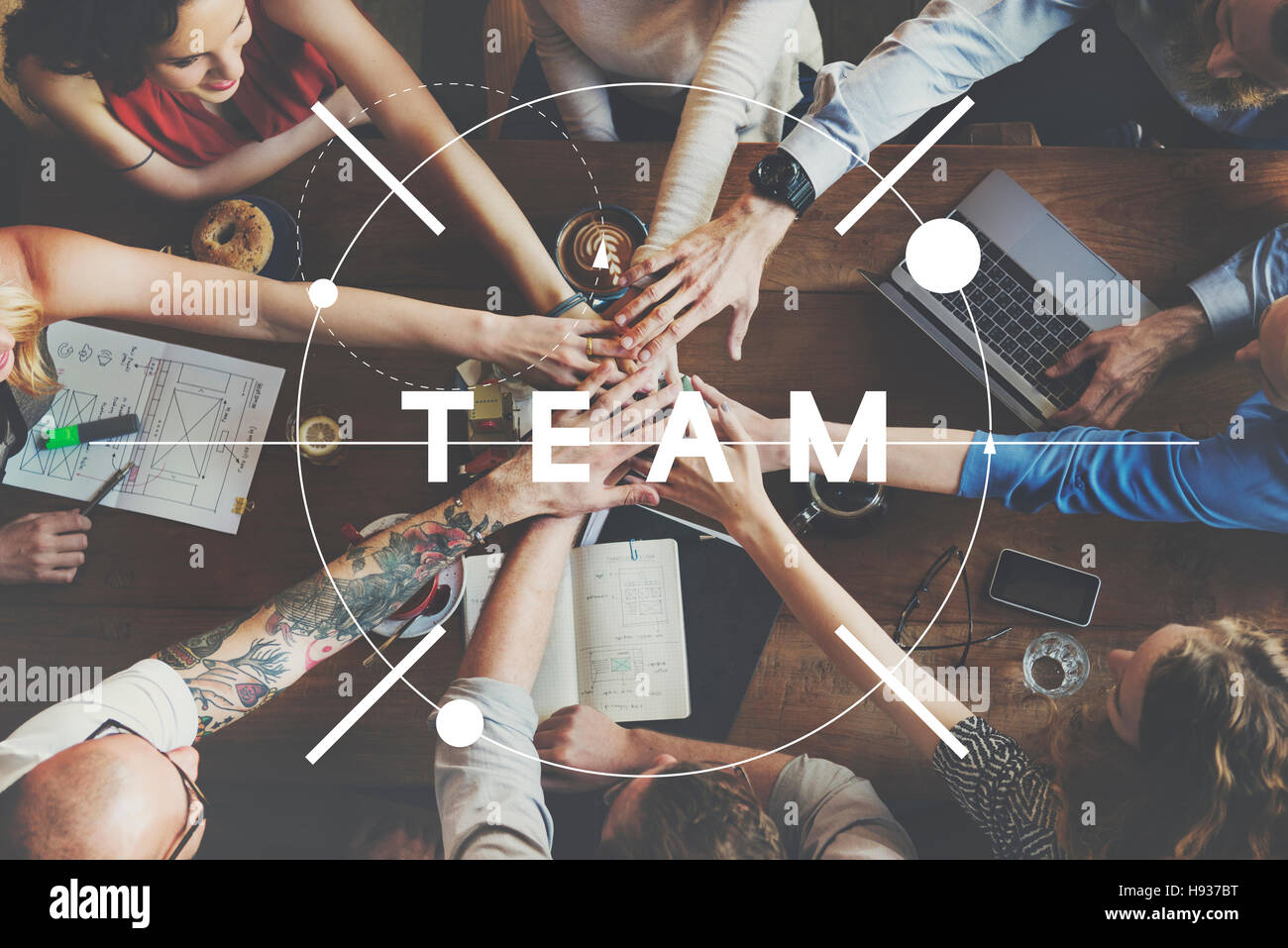 Team Alliance Collaboration Company Unity Concept Stock Photo - Alamy