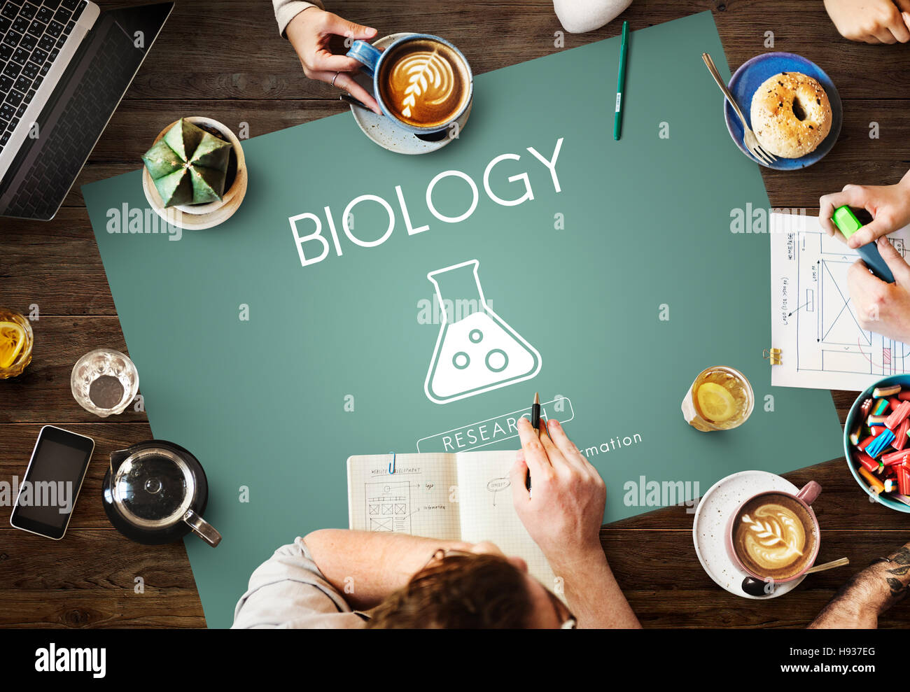 Scientific Biochemistry Genetics Engineering Concept Stock Photo - Alamy