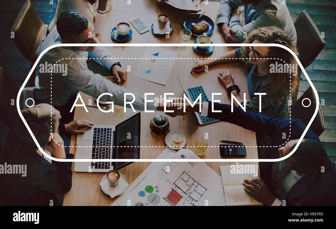 Agreement Alliance Cooperation Deal Partnership Concept Stock Photo - Alamy