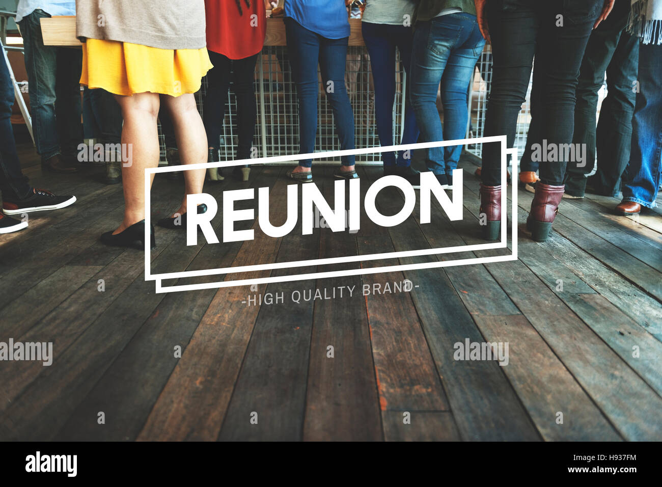 Reunion Together Welcome Family Relation Concept Stock Photo - Alamy