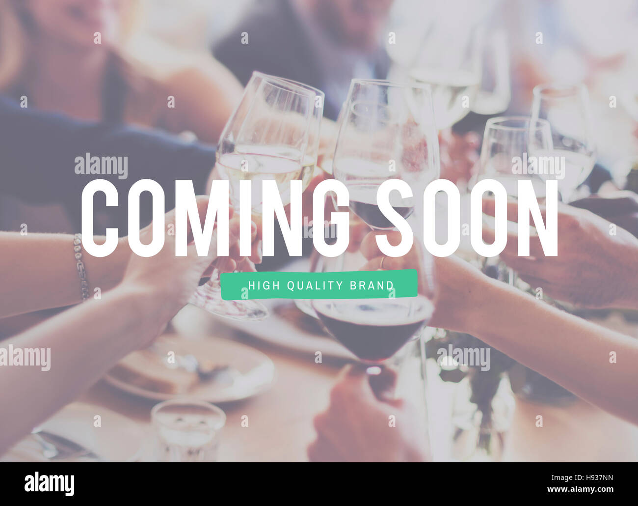 Coming Soon Waiting Absence Advertisement Commercial Concept Stock ...