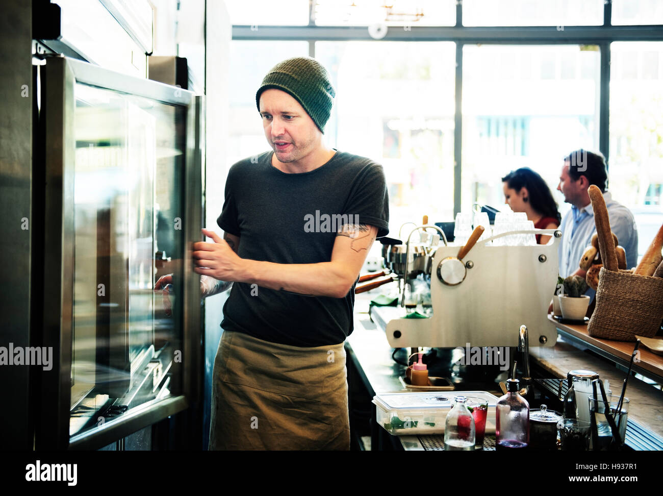 Coffee Shop Bar Counter Cafe Restaurant Relaxation Concept Stock Photo ...
