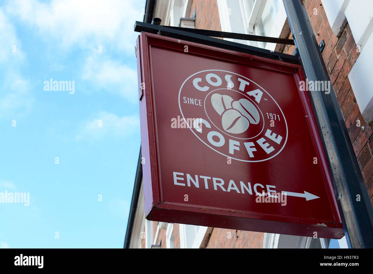 Costa coffee sign hi-res stock photography and images - Alamy