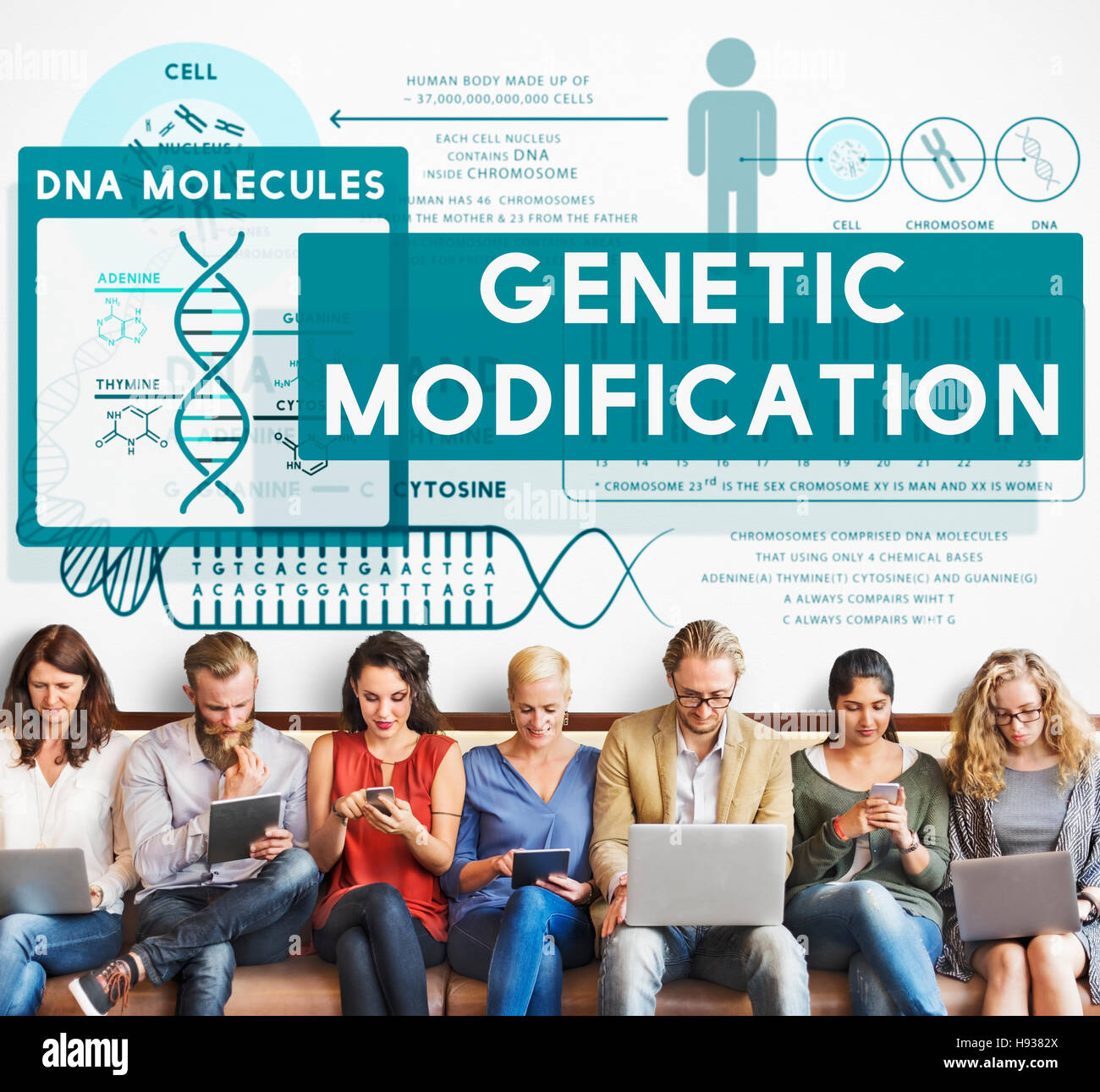 Genetic Mutation Modification Biology Chemistry Concept Stock Photo - Alamy