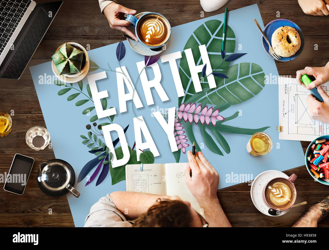 Eco Friendly Earth Day Green Environment Concept Stock Photo - Alamy