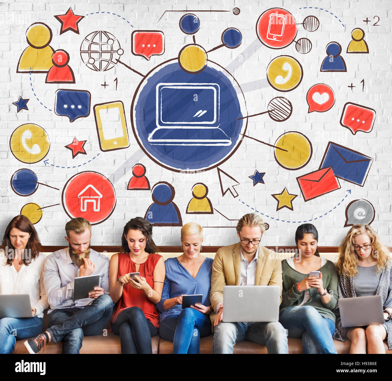 Connection Connecting Connect Connected Digital Concept Stock Photo - Alamy