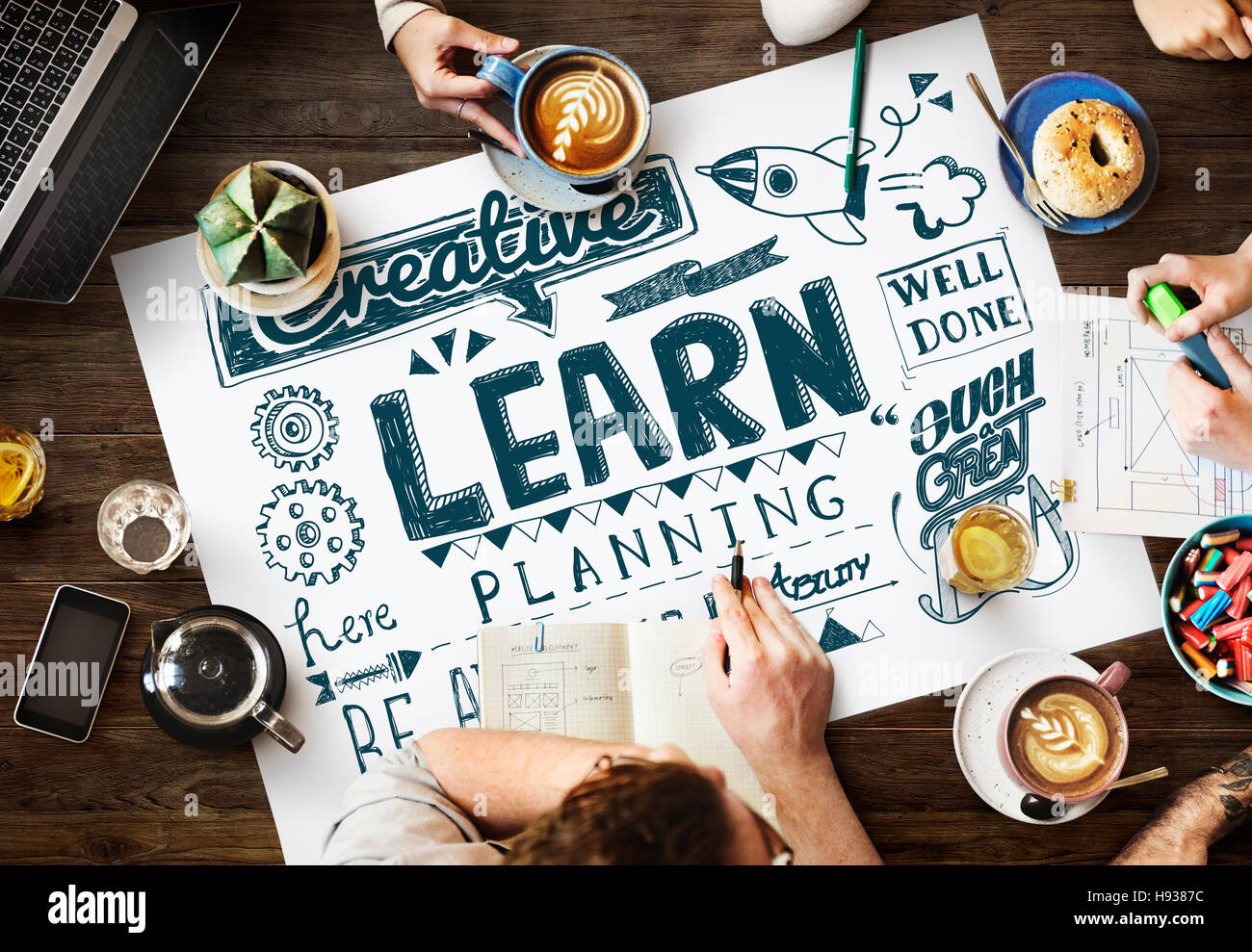 Learn Insight Education Knowledge Wisdom Ideas Concept Stock Photo - Alamy