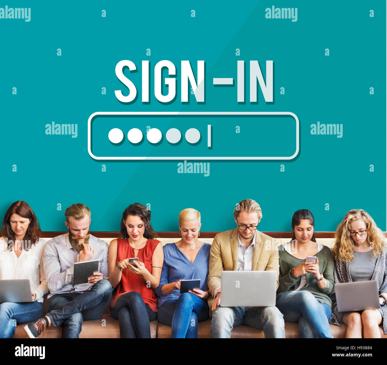 Security Sign Log In Up Password Secret Concept Stock Photo - Alamy