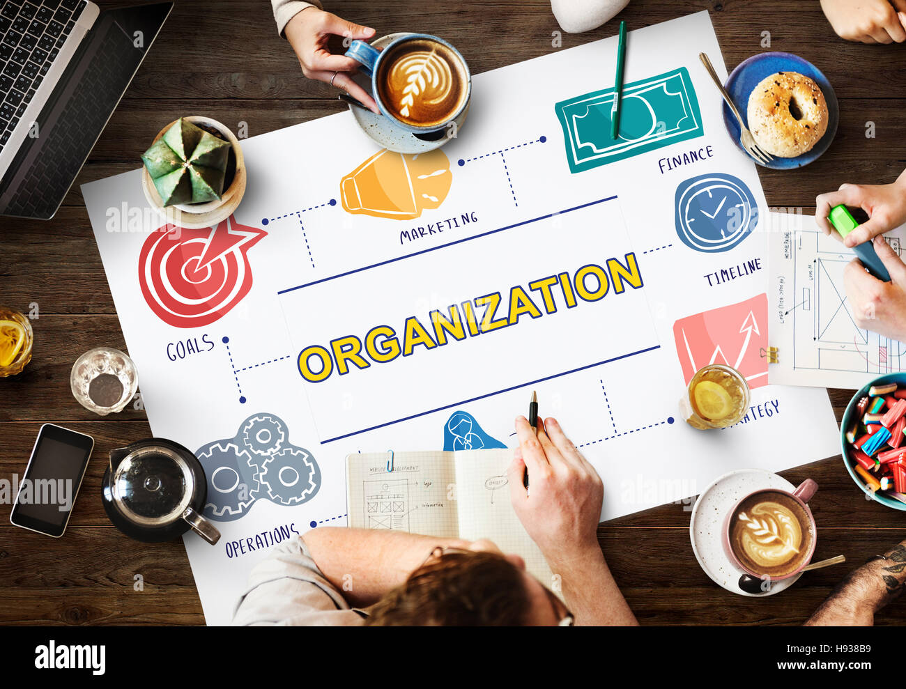 Organization Group Corporate Commitment Team Concept Stock Photo - Alamy