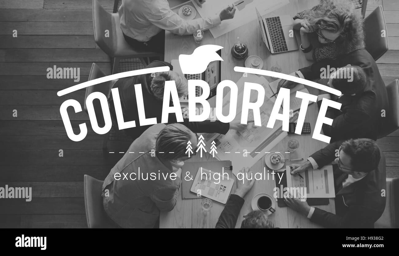 Collaboration Black and White Stock Photos & Images - Alamy