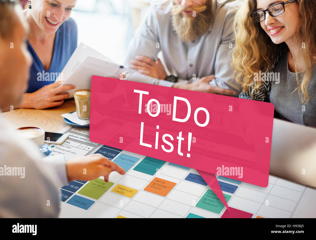 To Do List Memo Task Reminder Ideas Note Concept Stock Photo - Alamy