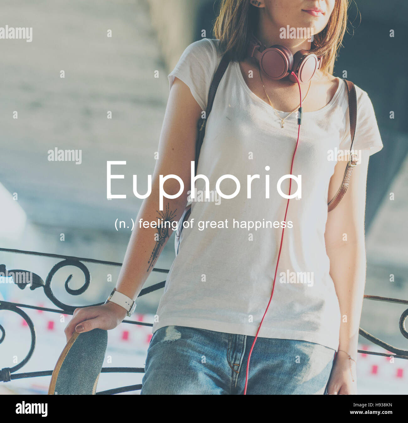 Euphoria Feeling Great Pleasure Happiness Concept Stock Photo - Alamy